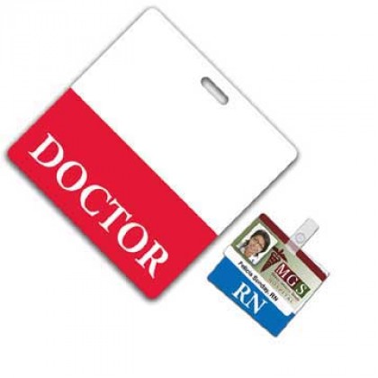 Horizontal Hospital ID Badge Customized | Promotional ID Badges