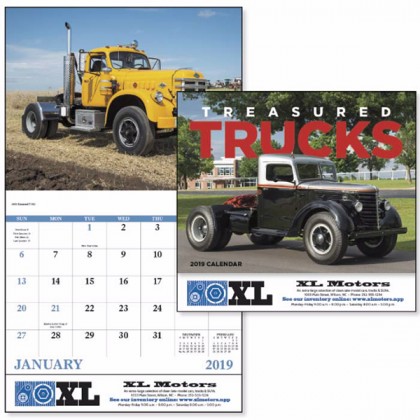 Treasured Truck Hanging Calendar - Custom Imprint | Promo Calendars