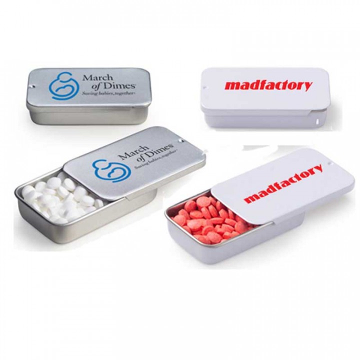 Slide Tin with Mini Mints Promotion | 4AllPromos