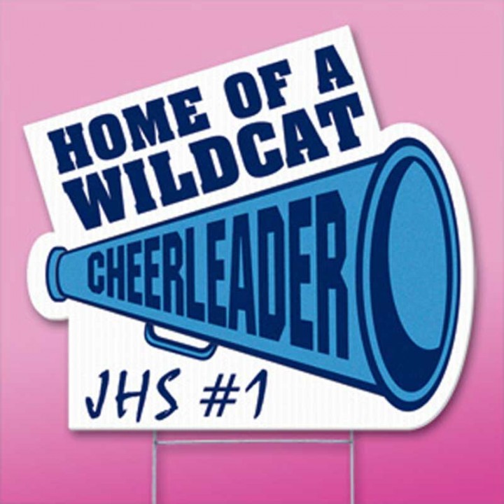 Megaphone Yard Sign - Custom Imprinted | Promotional Megaphones