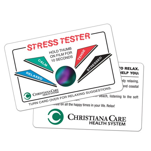 Stress Card with Stress Crystal Items Promotional | 4AllPromos