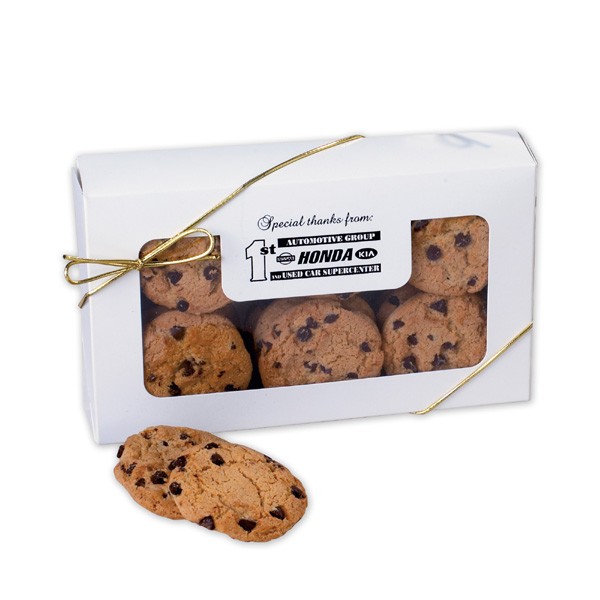 Custom Chocolate Chip Cookie Box - 24 Cookies | Promo Cookies in Bulk