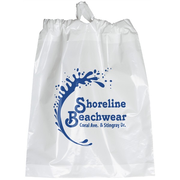 NFL Approved Poly Draw Bag with Custom Logo | Customizable Plastic Bag