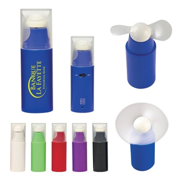 Mini Fan-Removable Cap with Promotional Logo | 4AllPromos