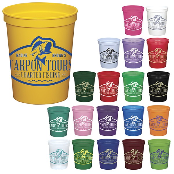 Stadium Cup with Custom Imprinted Logo - 16 oz | 4AllPromos