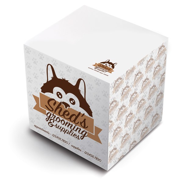 Custom Sticky Note Cube - 2 3/4 Inch | Custom Sticky Note Cube