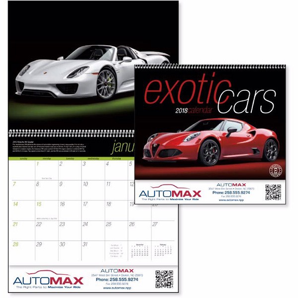 Premium Appointment Calendar - Exotic Cars | 4AllPromos