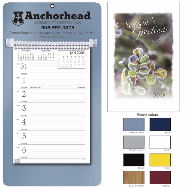 Promotional Easel Desk Calendar with Seasonal Cover | 4AllPromos