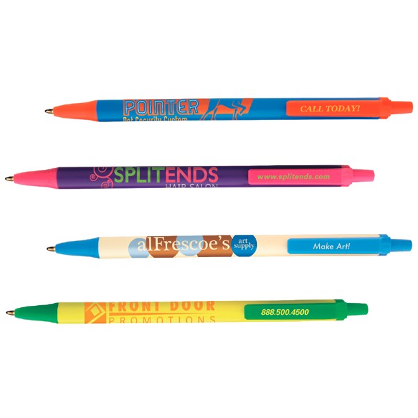 Promotional BIC Clic Stic Pens with Logo Imprints | Bulk Pens Cheap