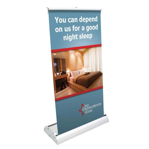 Deluxe Mini Retractor Banner Kit With Logo | Promotional Banners