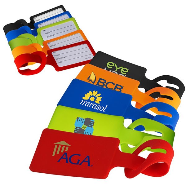 Promotional Silicone Luggage Tag